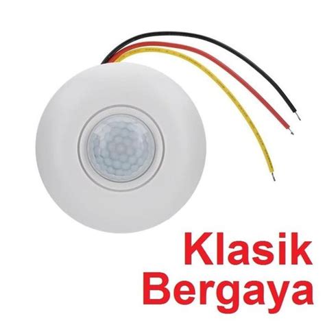 Jual Sw Saklar Lampu Sensor Gerak Pir Switch Otomatis Motion Detector