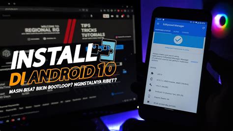 gak pake ribet cara install xposed framework android 10 tutorial