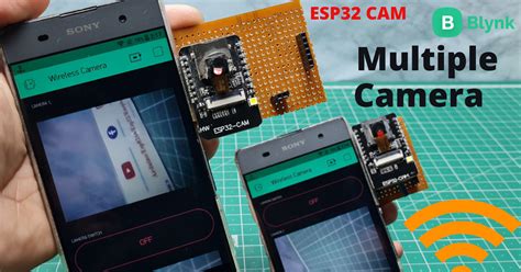 esp32 cam based multiple camera surveillance using blynk app