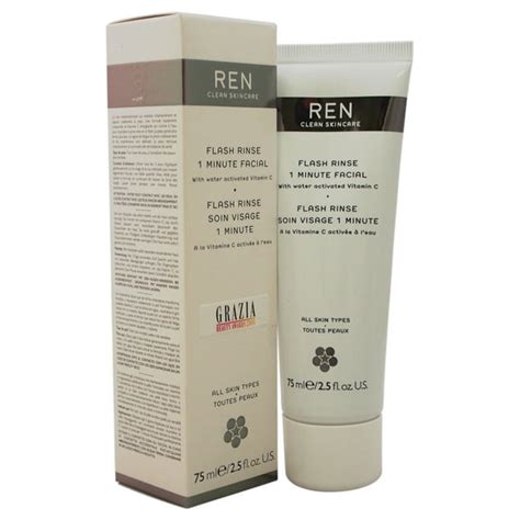 Ren Skincare Flash Rinse 1 Minute Facial 2 5 Oz
