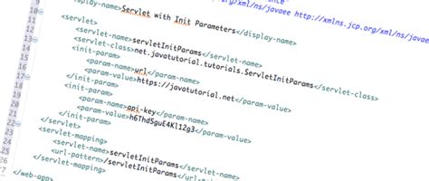 configure java web applications with init parameters