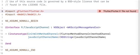 flutter flutter h file not found in flutter ios module mode · issue
