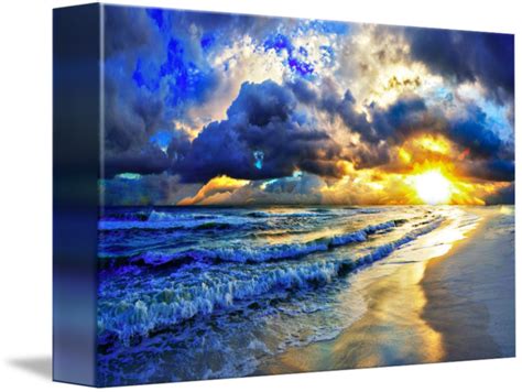 Ocean Sunset Landscape Beautiful Beach Sunrise By Eszra Tanner