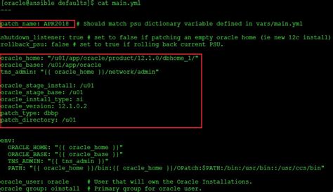 oracle automation applying psu patch in oracle 12c database using
