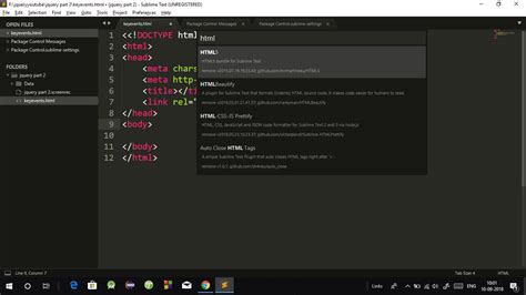 how to set up sublime text for html5 development what is mark down