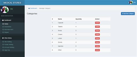 store medical management system in php mysql with source code free