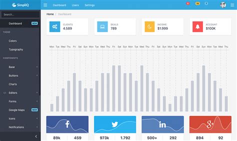 22 Premium And Free Reactjs Admin Templates Material Design Pixinvent