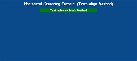 how to horizontally align center a div using css onaircode
