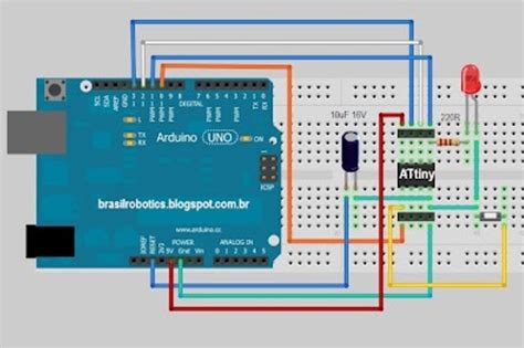 programming attiny45 overview wikifactory