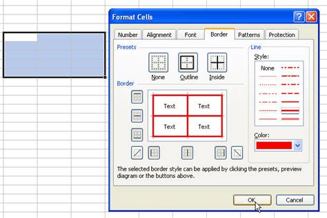 how to add horizontal borders only in specific range in excel sahida