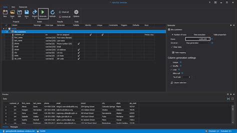 generate realistic test data with a predefined data generator