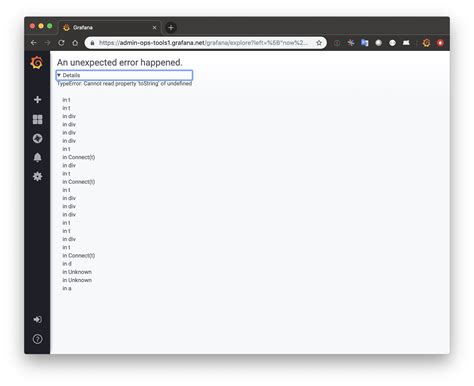 an unexpected error happened when adjusting the