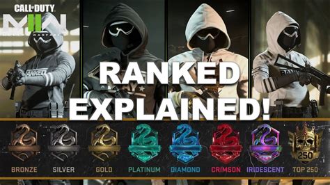 Ranked Explained Cod Modern Warfare Ii Youtube