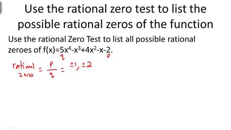theorems for finding zeros of polynomials video algebra ck 12