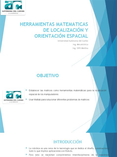 Herramientas Matematicas De Localización Y Orientación Espacial Pdf