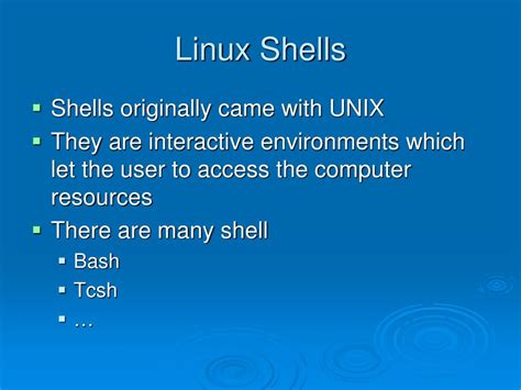 ppt linux shell programming tutorial 3 powerpoint presentation free
