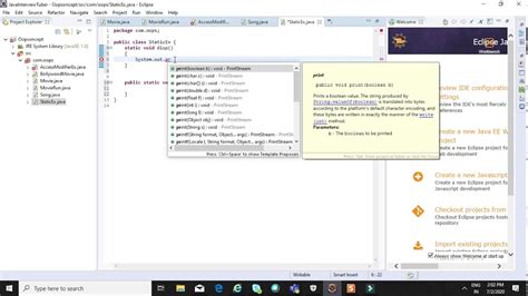 static vs non static method java youtube