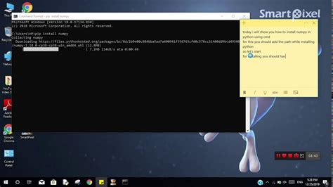 install numpy in python using cmd easiest method 100 working youtube