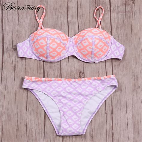 Biseafairy Push Up Swimwear Bikinis Women Swimsuit 2019 Summer Sexy