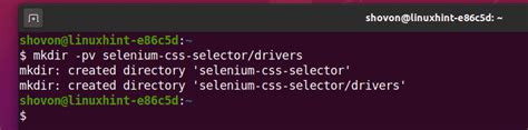 locating elements by css selectors with selenium linux hint