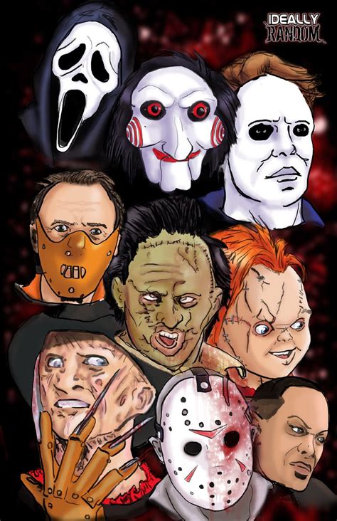 Horror Icons Horror Icons Horror Characters Horror Artwork