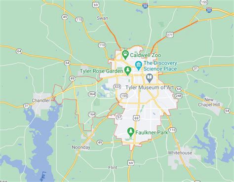Amazon Com Working Maps Zip Code Wall Map Of Tyler Tx Zip Code Map