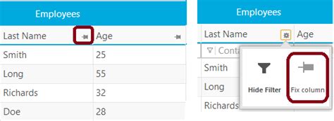 column fixing in ignite ui jquery grid infragistics blog
