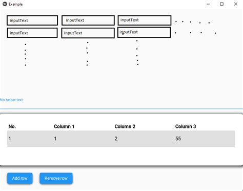 kivy how to add input text in form with data table stack overflow