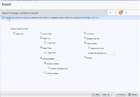 exporting data