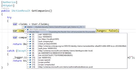 using access token with blazor webassembly client