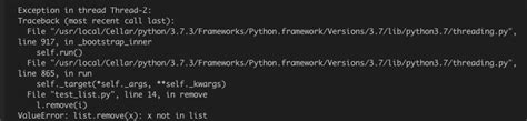 explain the list under python multithreading in detail