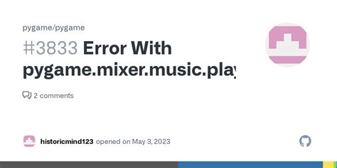 error with pygame mixer music play bgm mp3 · issue 3833 · pygame