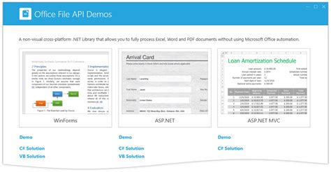 demo application office file api devexpress documentation