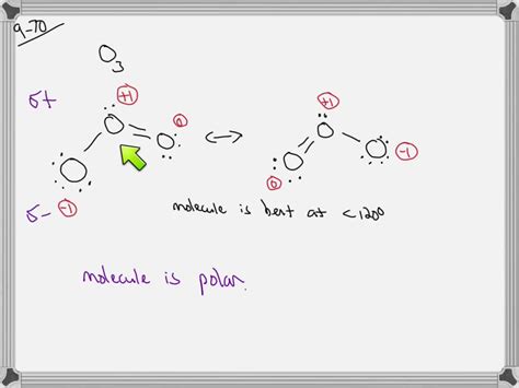 Solved Draw The Lewis Structure For O3 Is The Molecule Linear Based