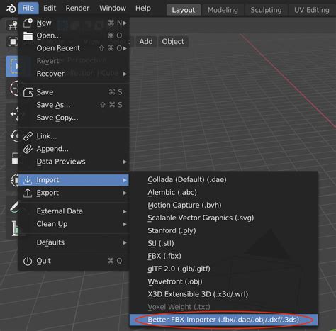 mesh online better fbx importer and exporter addon for blender