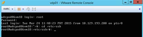 enable ssh root login for vsphere data protection vmware vsphere blog