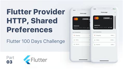 flutter tutorial provider and shared preferences part 3 youtube