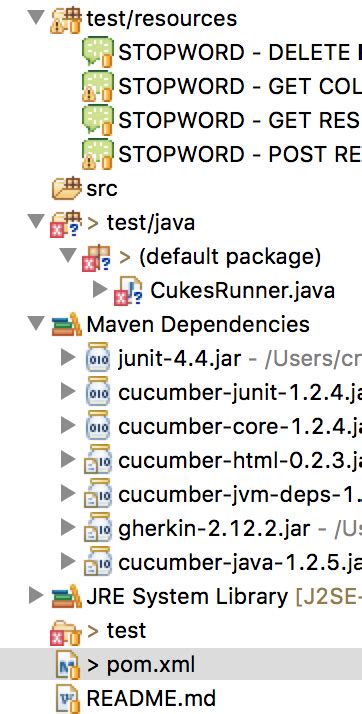 java cukesrunner class not found when running features as debug