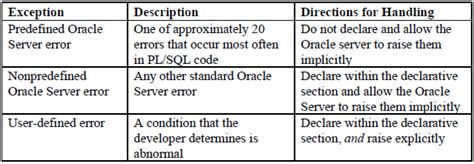 exception handling in pl sql oracle erp apps guide