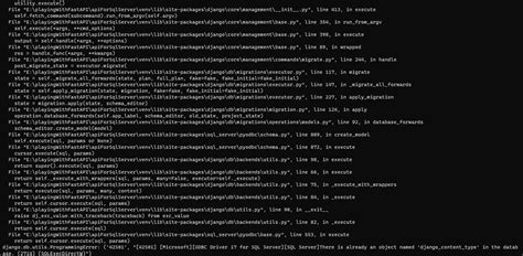 python error while trying to connect django to sql server using