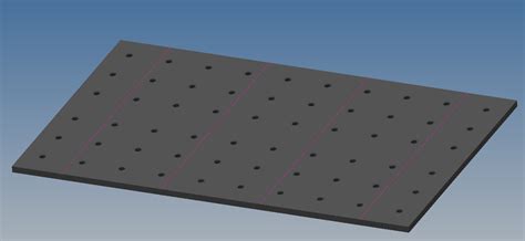 solved inventor rectangular hole pattern by circular