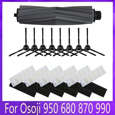 Roller Side Brush Filter Mop Cloth Assembly Kit Osoji Vacuum Cleaner
