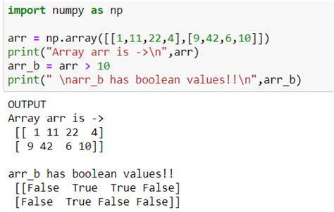quick notes on the basics of python and the numpy library