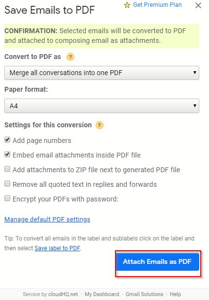 quickly save gmail messages as pdf files with this chrome add on i