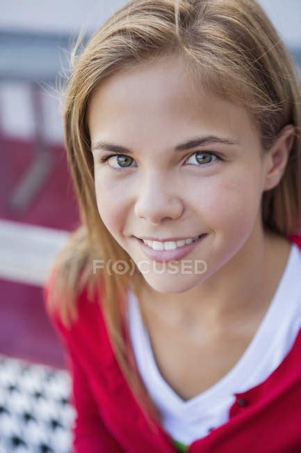 Close Up Of Smiling Teenage Girl Looking At Camera — Lifestyle
