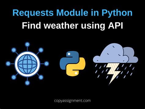 requests module in python find weather using api