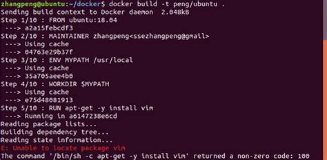 dockerfile apt get install vim 时 unable to locate package vim 走看看