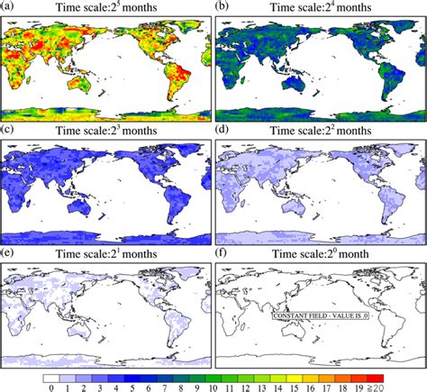 Spatial Distribution Of The Lag Time Between Precipitation And The Spi