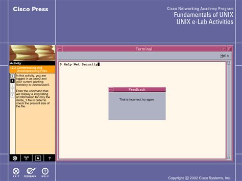 cisco networking academy program fundamentals of unix companion guide