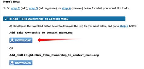 add take ownership to context menu in windows 10 page 50 tutorials